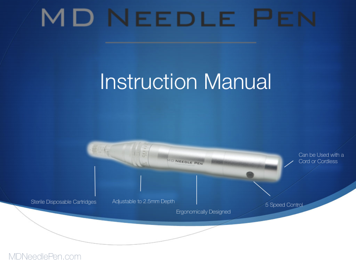 Microneedling Training Manual - MD Needle Pen